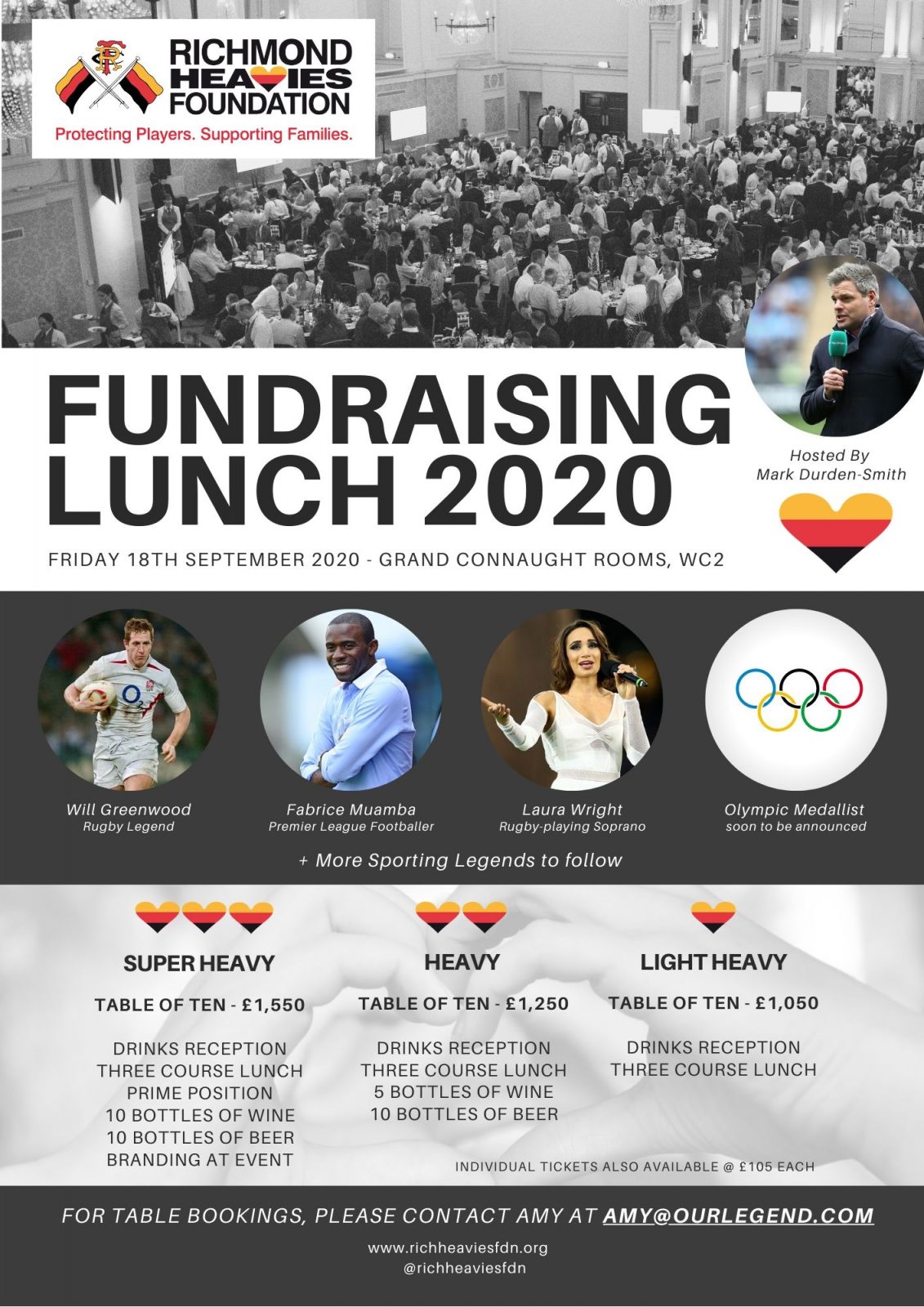Fundraising Lunch 2020 - Richmond Heavies Foundation